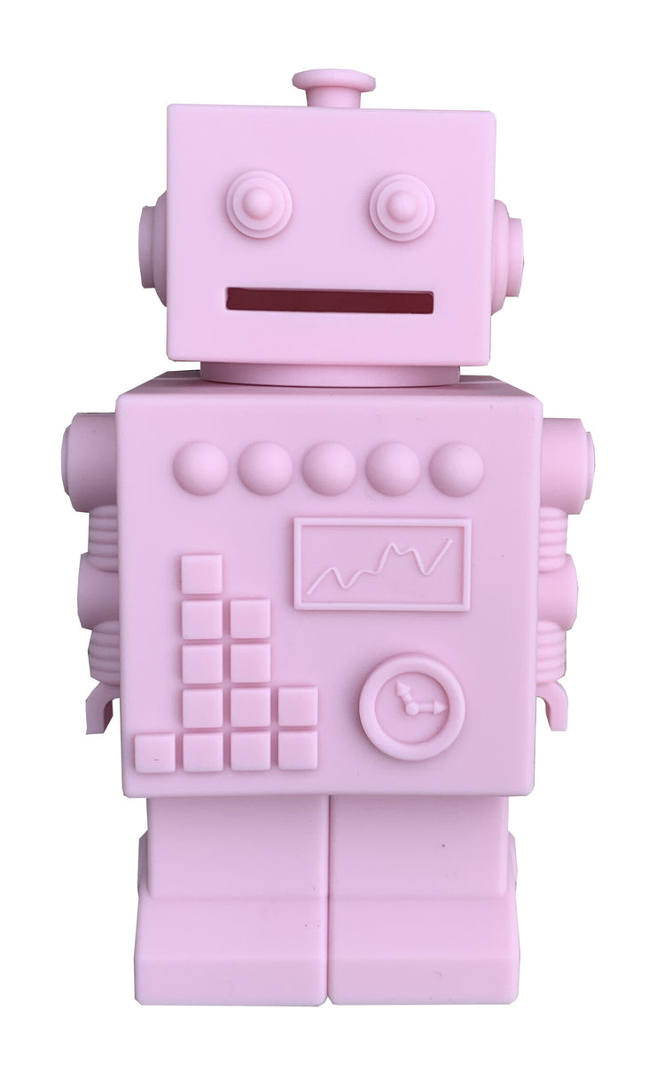 KG Design spaarpot robot roze – Mevrouwaardbei